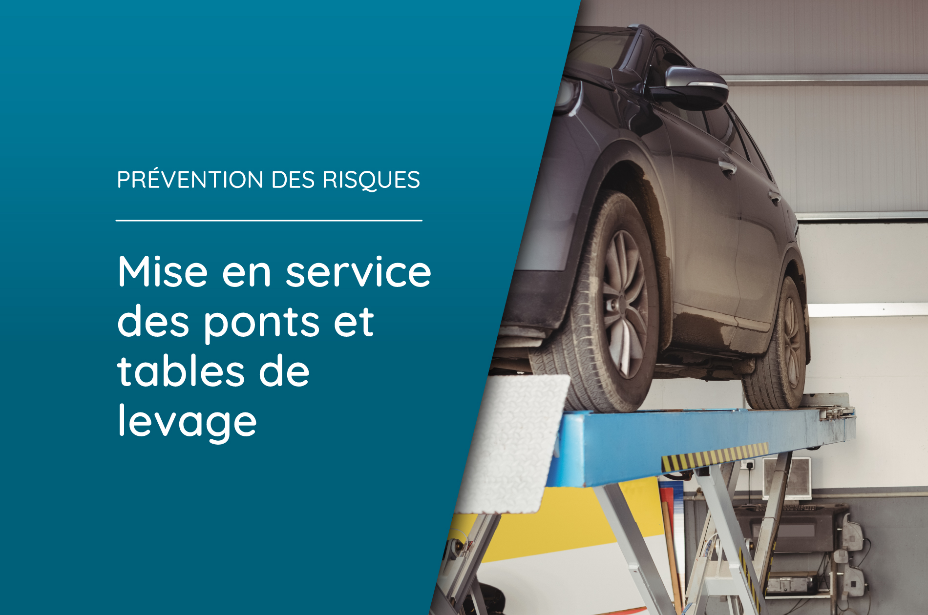 Mise en service des tables et ponts de levage